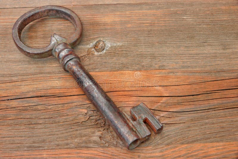 Old Rusty Iron Key stock photo. Image of house, surface - 49285962