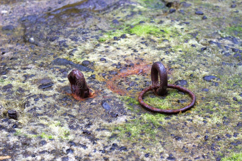 An old rusty iron ring stock photo. Image of concepts - 76781136