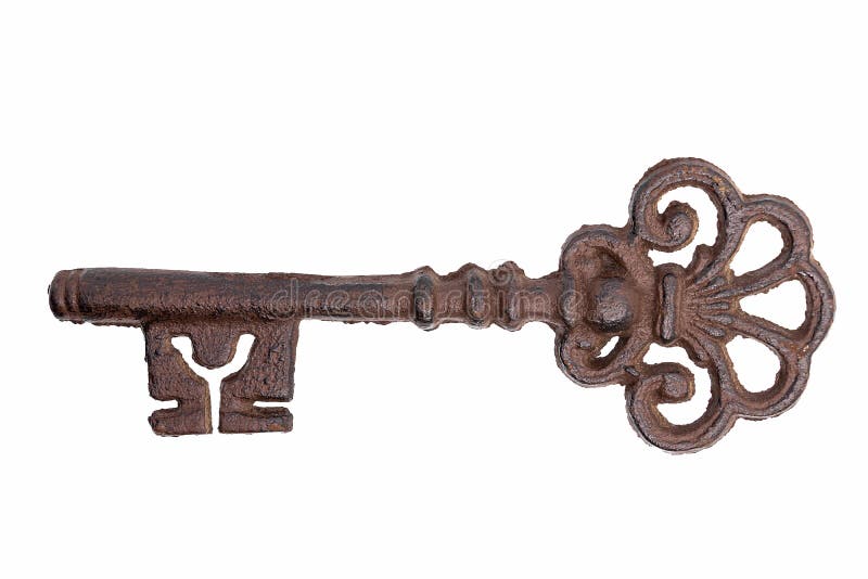 Old Rusty Key Isolated on White Background Stock Photo - Image of rusty ... Old Rusty Key Isolated on White Background Stock Photo - Image of rusty ...
