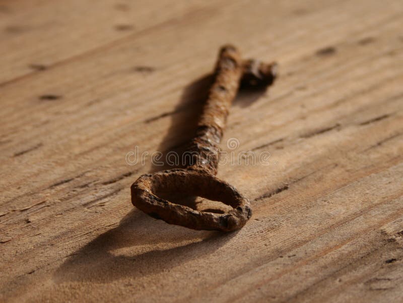 Old rusty key stock image. Image of rusty, light, table - 40054411