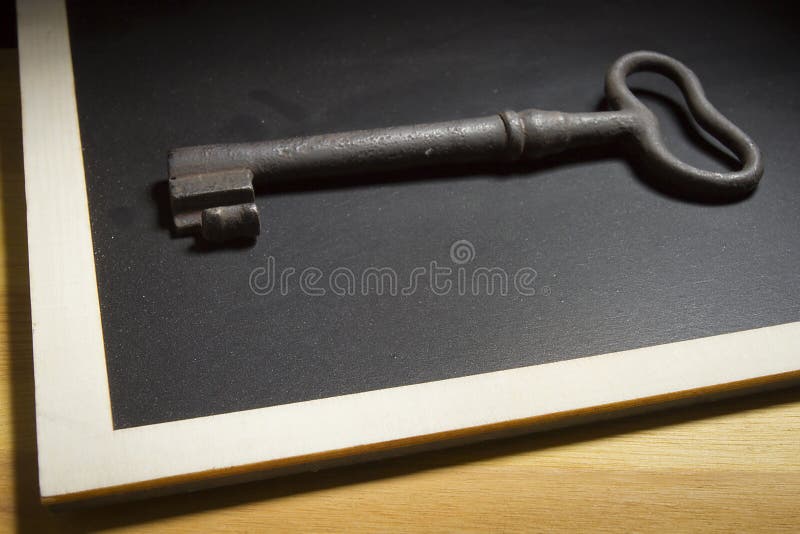 Old rusty key stock photo. Image of solution, solved - 118457346