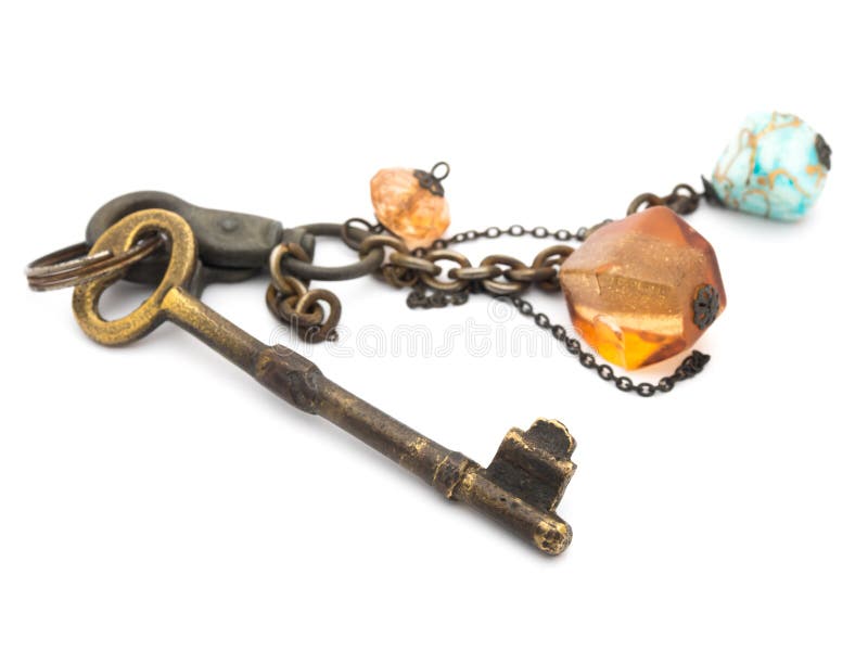 Old rusty keys isolated stock photo. Image of angle, metal - 45499040