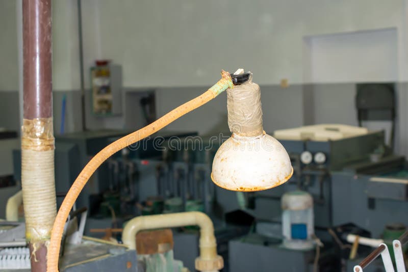 Rusty Lamp stock photo. Image of vintage, retro, lamp - 13055406