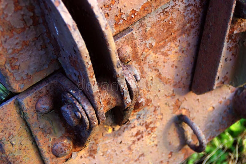 Hinge Mechanism of a Bucket the Excavator Stock Image - Image of ...