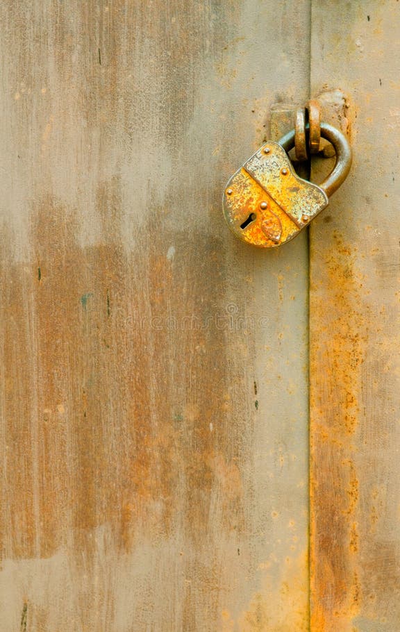 Old rusty lock stock photo. Image of aged, obsolete, keylock - 5766250