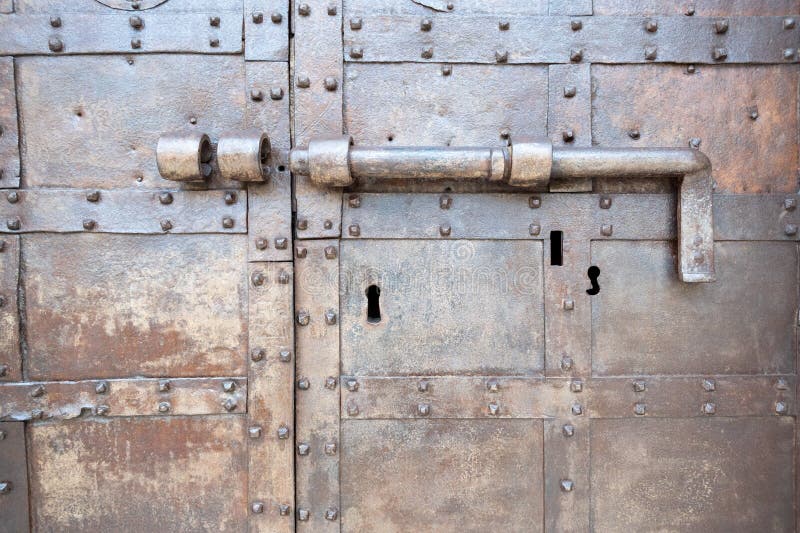 Old rusty lock stock photo. Image of door, lock, italy - 147094136