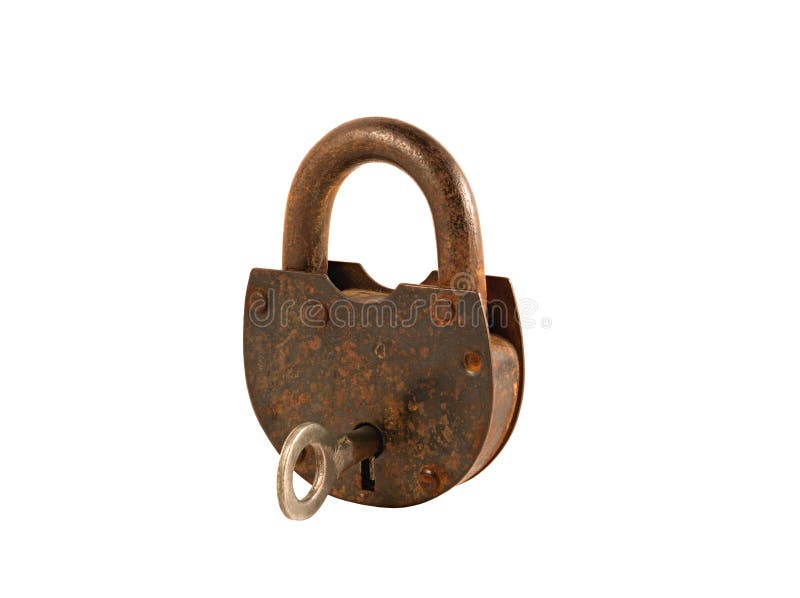 An old rusty lock stock image. Image of texture, locker - 46647047