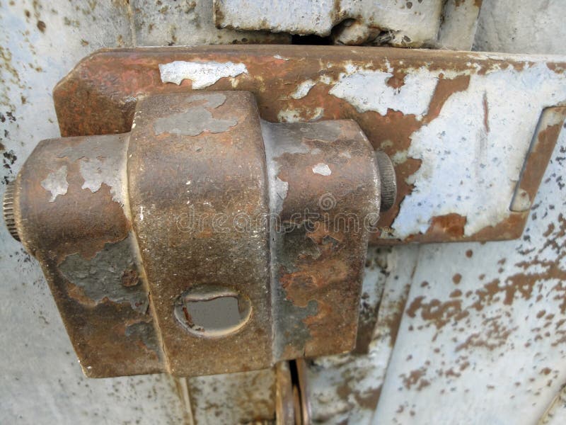 Old rusty lock stock image. Image of padlock, locking - 216633889