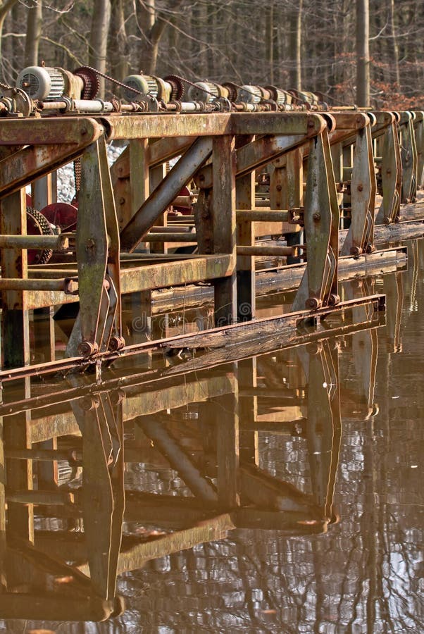 Old & Rusty Machine Part Stock Photo - Image of electric, industry ...
