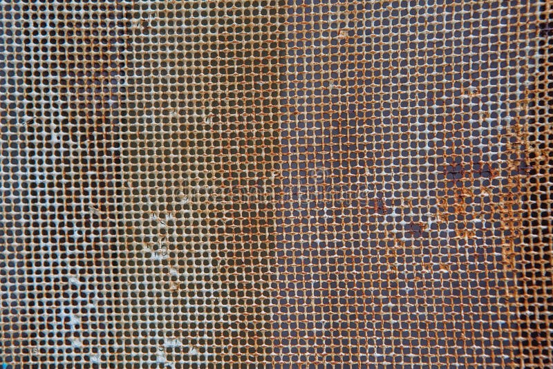 Old Rusty Mesh in Blurring. Colorful Pattern Stock Photo - Image of ...