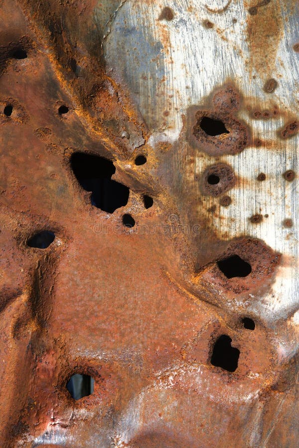 Rusted metal rivets stock image. Image of durable, ironworks - 2306263