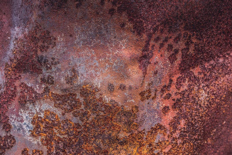 Old Rusty Metal Corrosion Oxidized Texture Surface. Rusted Iron Stock ...