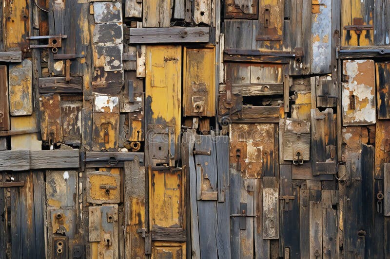 Old Rusty Metal Door Background, Old Rusty Metal Door Texture, Rusty ...