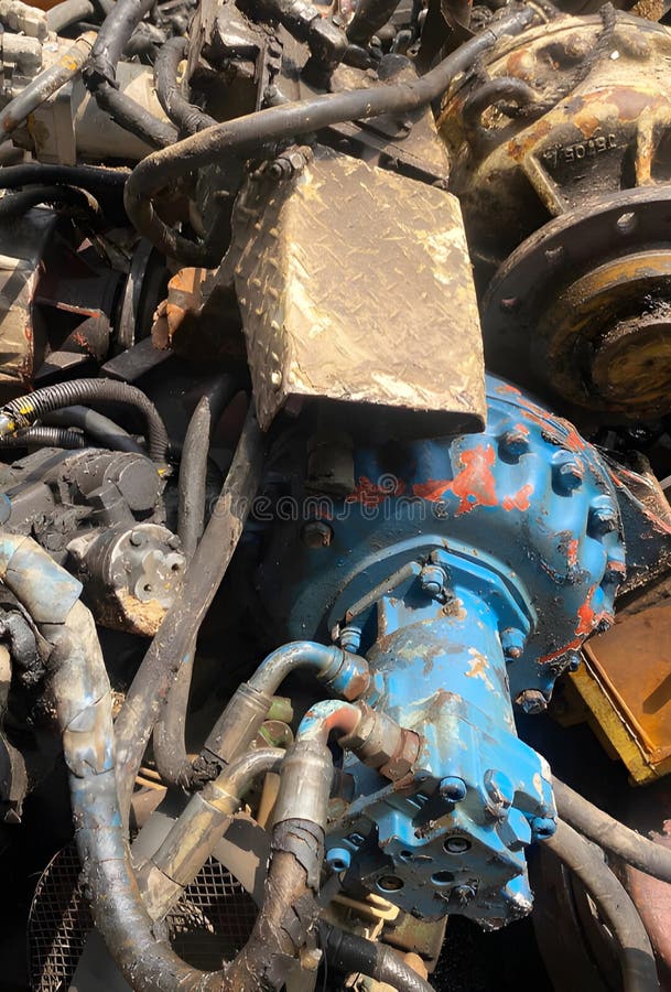 Old rusty metal engine stock photo. Image of metallic - 274034724