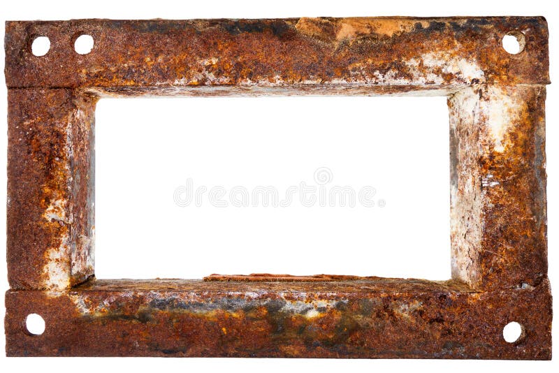 Old rusty metal frame stock photo. Image of aged, industry - 52045792