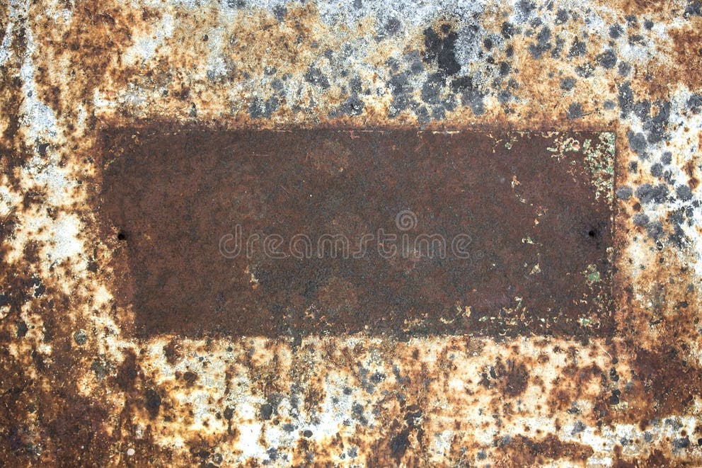 Old rusty metal frame stock image. Image of grunge, iron - 73507501
