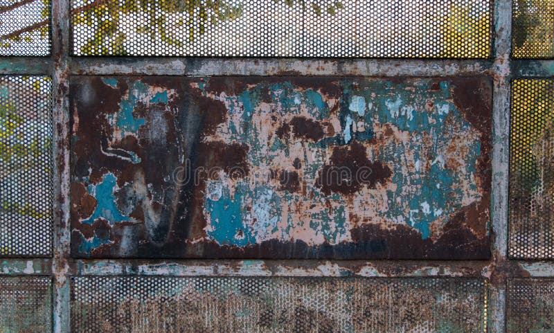 Old and Rusty Metal Gate Texture Stock Photo - Image of door, metallic ...