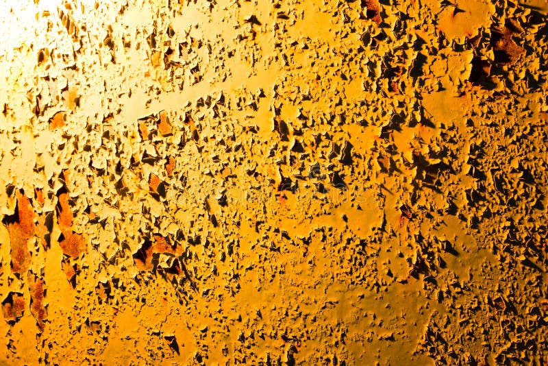 Old Rusty Metal in Golden Light As Background Stock Photo - Image of ...