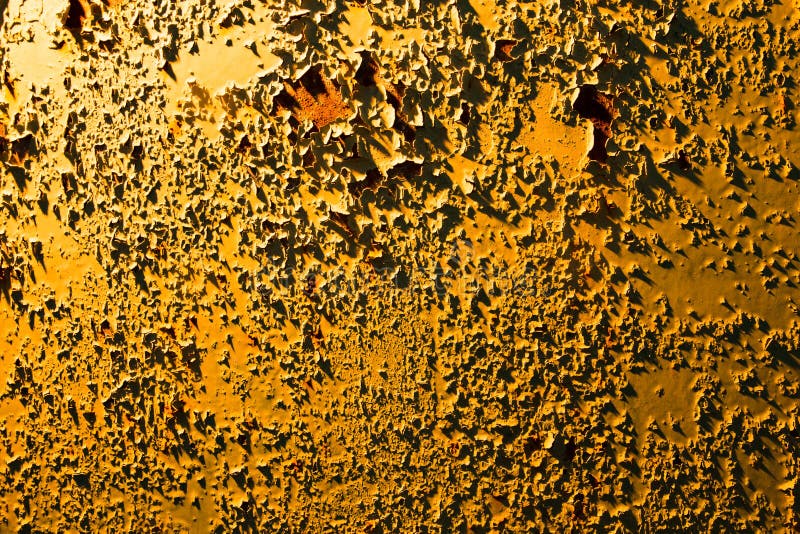 Old Rusty Metal in Golden Light As Background Stock Image - Image of ...