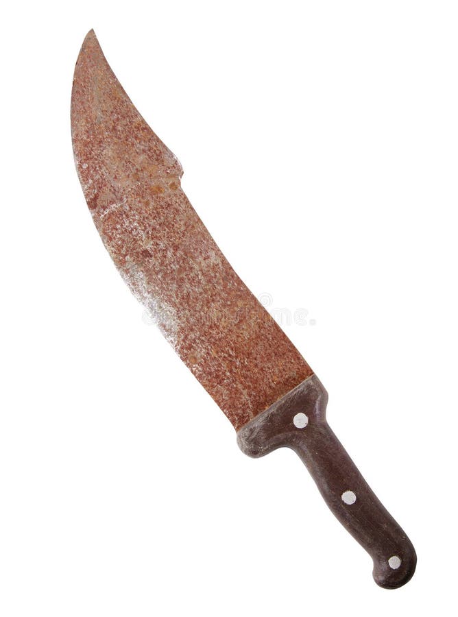 Old Rusty Metal Knife Closeup Stock Image - Image of point, equipment ...