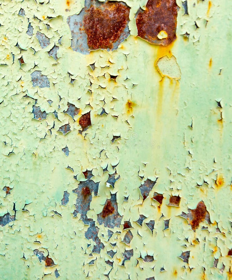 Old Rusty Metal Painted with Green Paint As Background Stock Photo ...