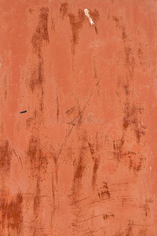 Old Rusty Metal Painted with Red Paint Stock Photo - Image of dark ...