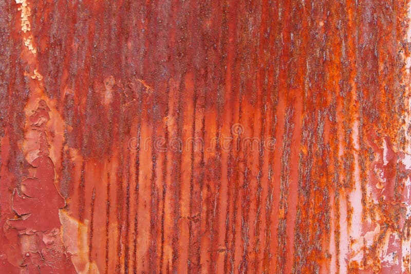 Old Rusty Metal Plate Change White To Red Color Stock Photos - Free ...