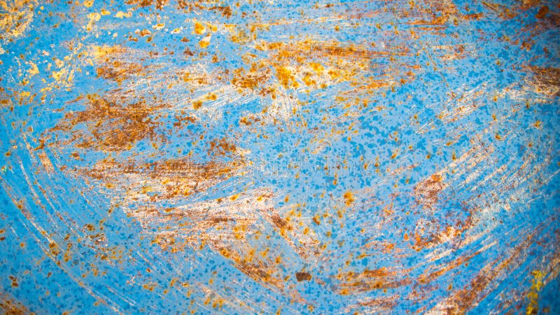 Old Rusty Metal Plate with Peeling Blue Paint, Stock Image - Image of ...