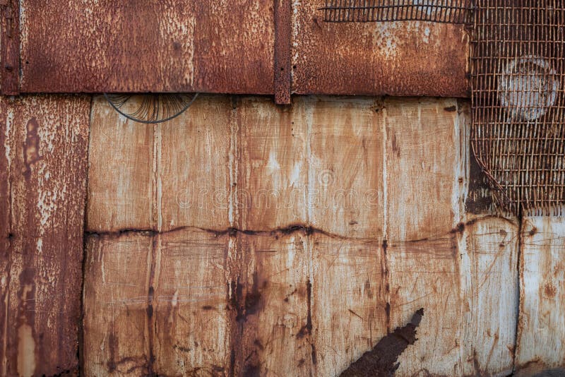 Old Rusty Metal Sheet. the Rusty Metal Background Stock Image - Image ...