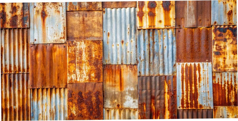 Old Rusty Metal Sheet Collage Texture for Banner or Backdrop Design ...