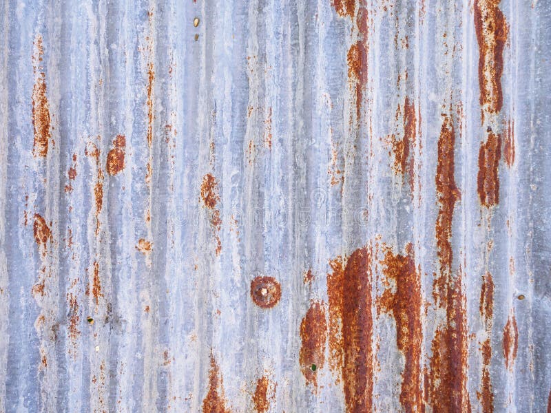 Rusty Metal Sheet Roof Texture Background Stock Photo - Image of roof ...