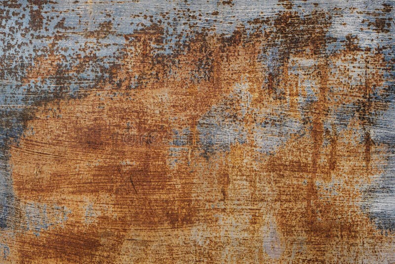Old Rusty Metal Sheet Texture Stock Image - Image of dark, blue: 266587263