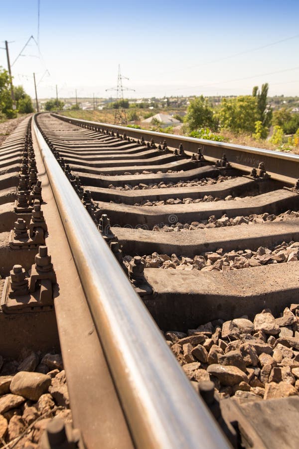 New Sleepers from the Railway Station Stock Photo - Image of logistic ...