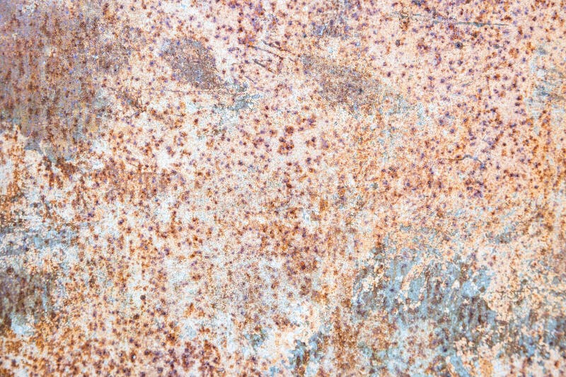 Old Rusty Metal Texture on the Surface of an Iron Sheet with Pitting ...