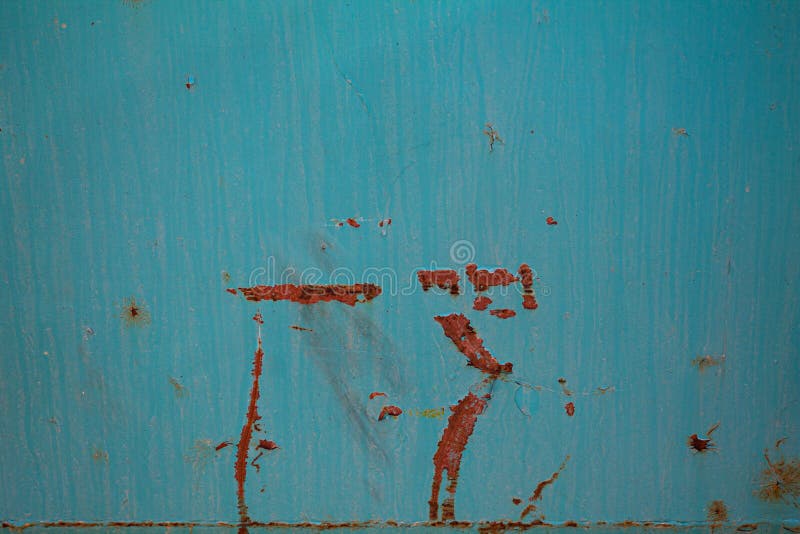 Rusty Turquoise Metal Texture Stock Photo - Image of iron, dirty: 184197990