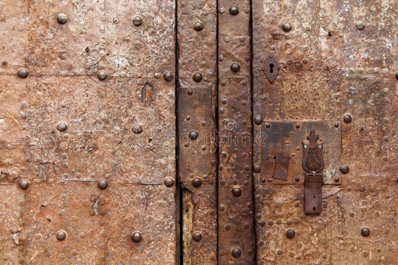 stock image. Image of rust, doors, texture, metal, antique - 81829525