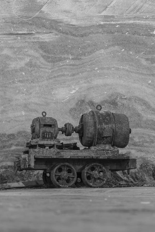 Old rusty mine cart stock image. Image of tunnel, history - 50058399