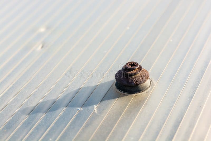 Old Rusty Nut on Metal Surface Stock Photo - Image of industrial ...