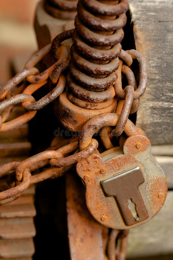 Old rusty padlock stock image. Image of closed, confidential - 30472959