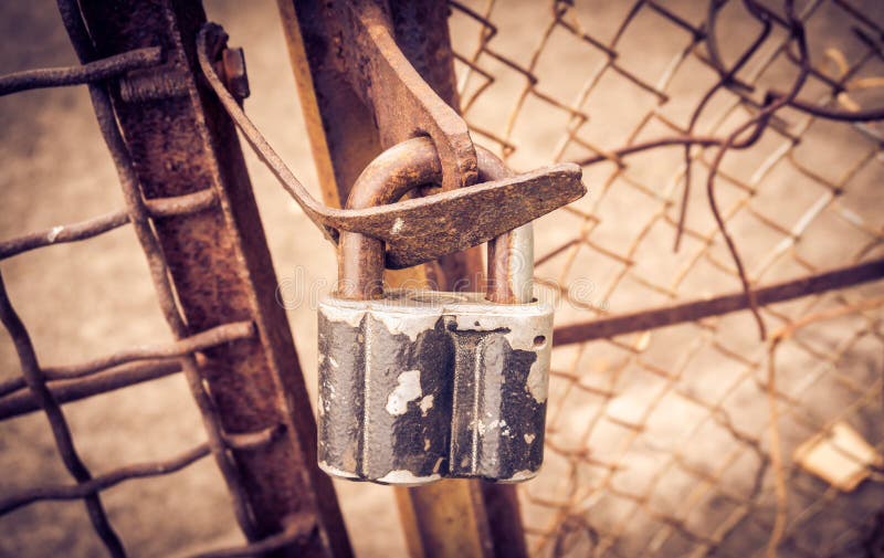 Old rusty padlock stock image. Image of intriguing, antique - 59500207