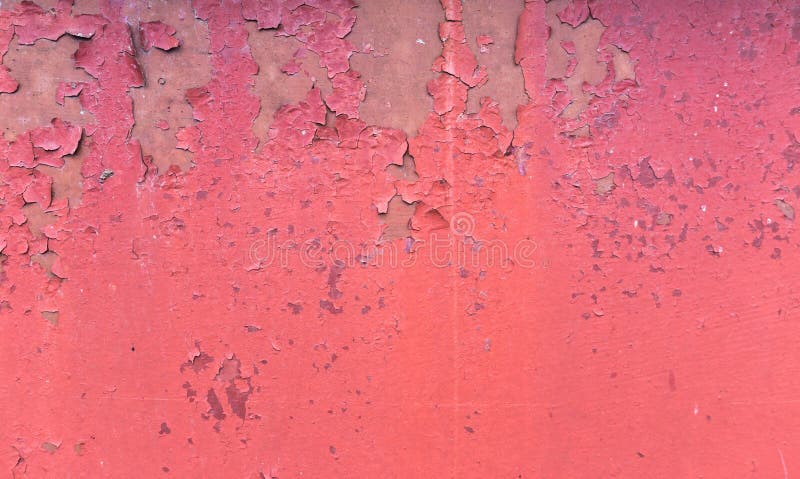 Old Rusty Painted Metal Background. Red Peeling Paint Texture Stock ...