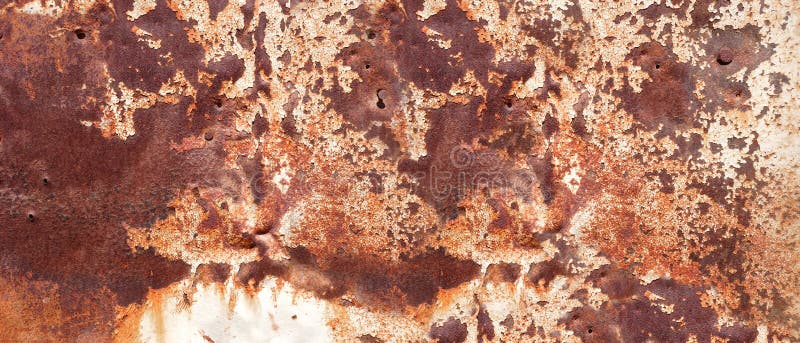 Old Rusty Painted Metal Banner Stock Photo - Image of aged, rusty ...