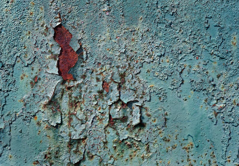 Blue Rusty Metal Texture Background. Blue Abstract Background. Old ...