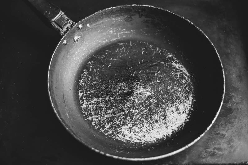 Old rusty pan stock photo. Image of steel, object, kitchen - 83695314