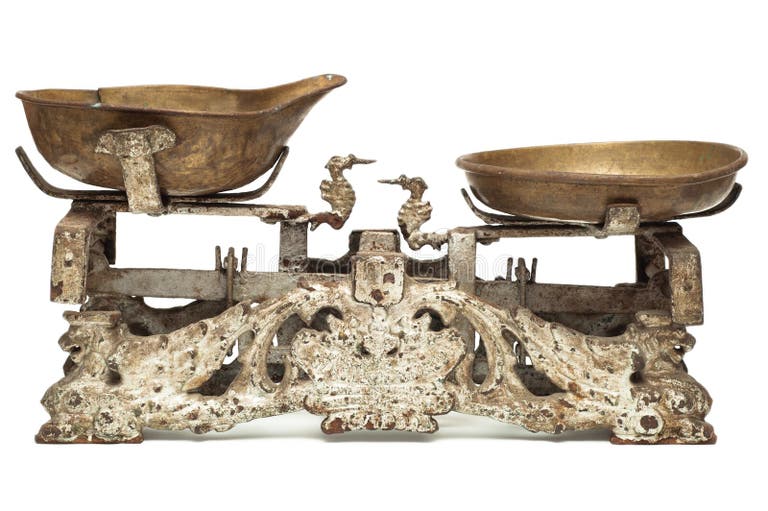 Old rusty pan scales stock photo. Image of scale, weigh - 17598032