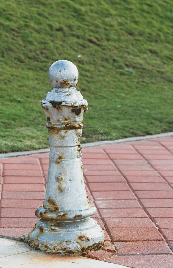 Old rusty pillar stock photo. Image of pole, stone, stop - 185609080