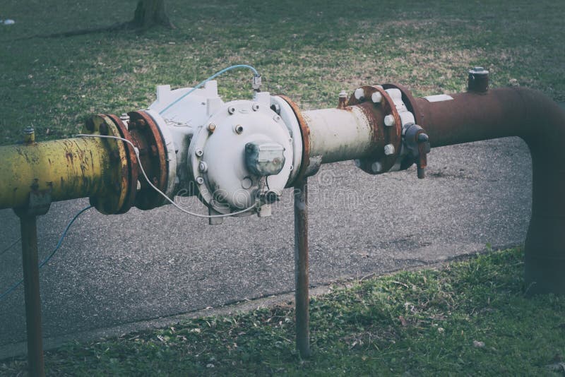 Old rusty pipe stock image. Image of plumbing, pipeline - 137530133