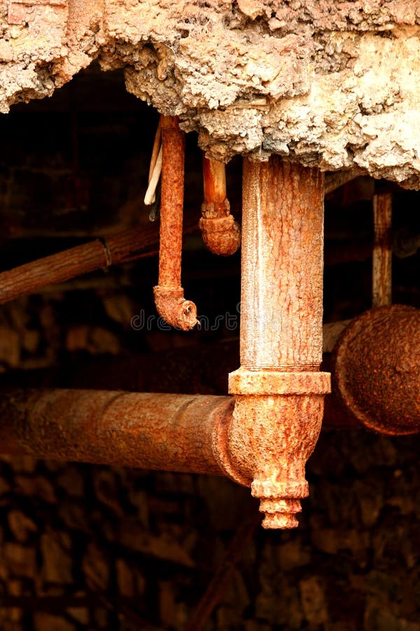 Old rusty pipes stock photo. Image of closeup, pipe, grunge - 23486144