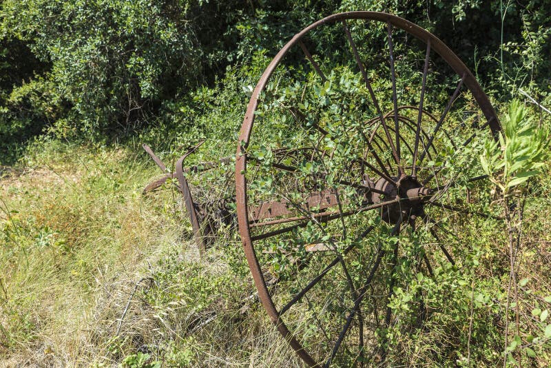 Old rusty plow stock image. Image of antique, farming - 59982933
