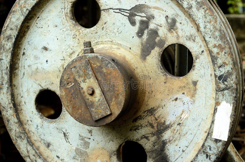 A Heap of Old Rusty Metal Wheel Rims Stock Image - Image of pneumatic ...
